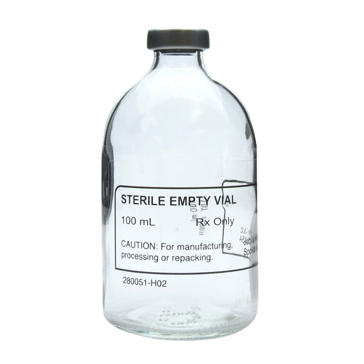 Vials Empty, Sterile, 100mL Vial | McGuff