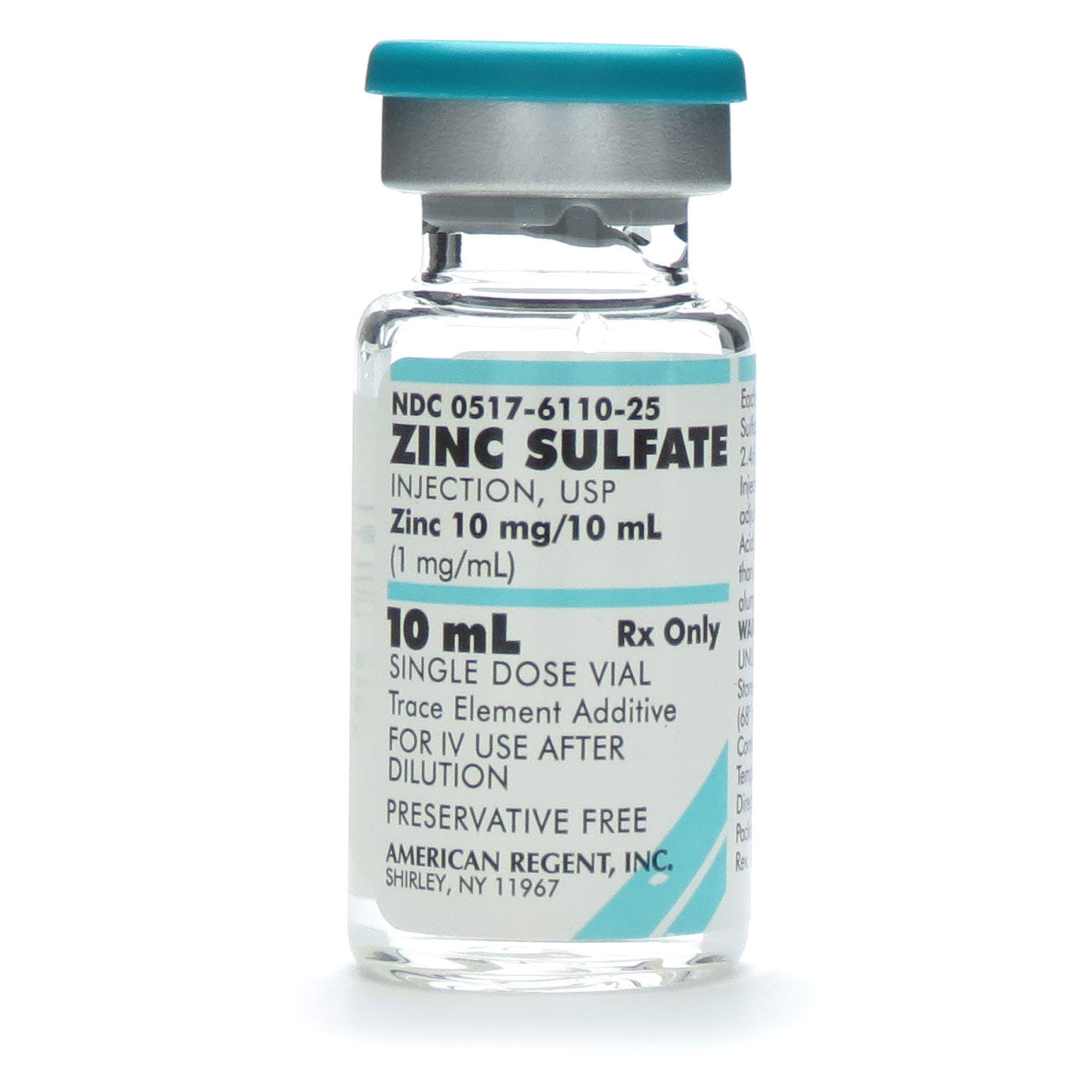Zinc Sulfate Trace Element, Single Dose Vial, Each | McGuff