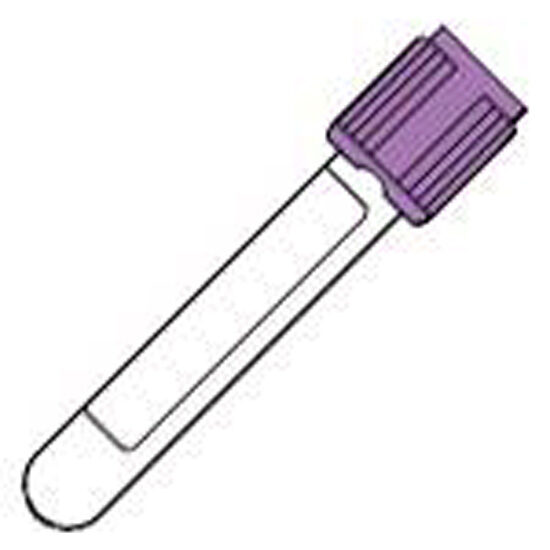 Vacutainer® EDTA Blood Collection Tubes, Lavender, 100/Package | McGuff