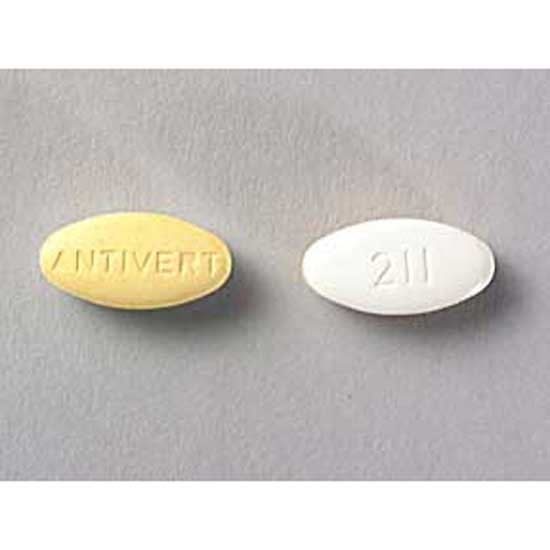 Antivert®, 25mg, 100 Tablets/Bottle | McGuff