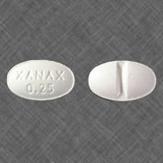 Xanax® [C-IV], (Alprazolam) 0.25mg, 100 Tablets/Bottle | McGuff