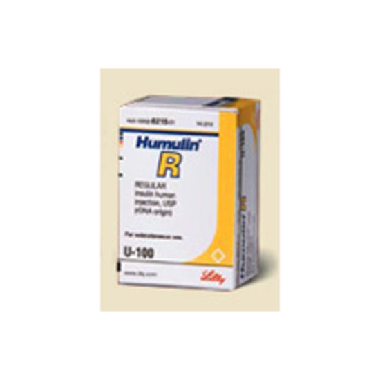 Insulin Humulin®, (Human Insulin), R,100u/mL, MDV, 10mL Vial | McGuff