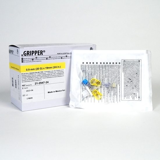 Port Access Infusion Set, 20G x 3/4", Y-Site, Gripper®, Latex-free ...