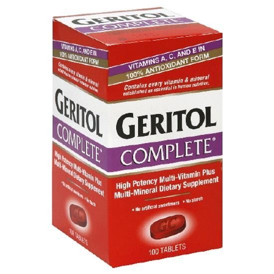 Geritol, 100 Tablets/Bottle | McGuff