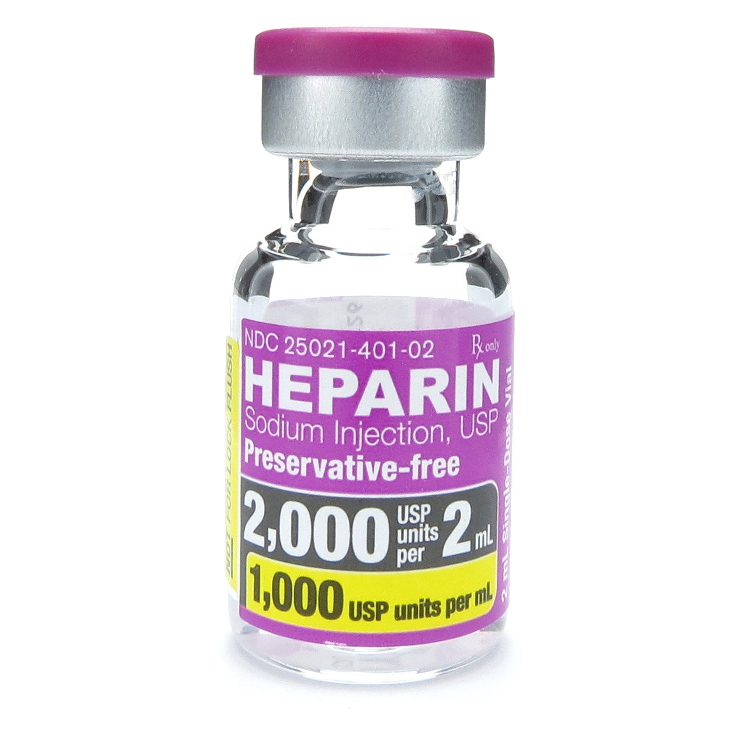 Heparin Sodium Injection, 25/Tray | McGuff