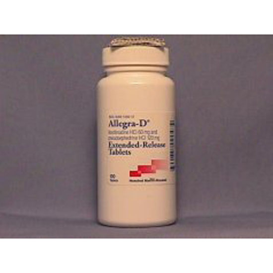 Allegra-D® 12 Hour, 60-120mg, 30Tablets/Bottle | McGuff