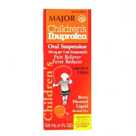 Ibuprofen, 100mg/5mL, Children's, Dye-free, Berry Suspension, 4 Ounce ...