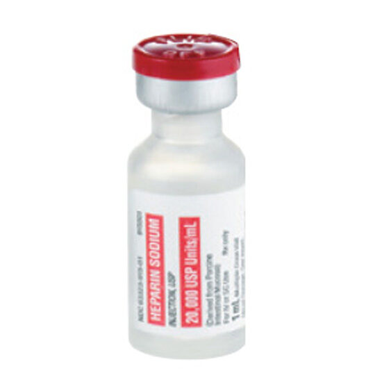 Heparin Sodium Injection, 25/Tray | McGuff