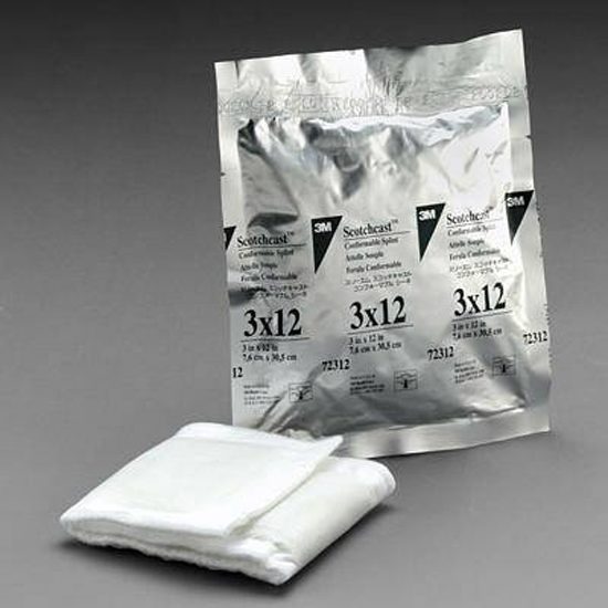 Splint, Comformable White, 4" x 15", Scotchcast™, Each | McGuff