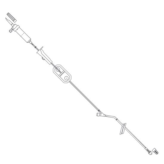 IV Extension Set, Mini-Bore, Luer Lock, Light-Safe®, Latex-free, DEHP ...