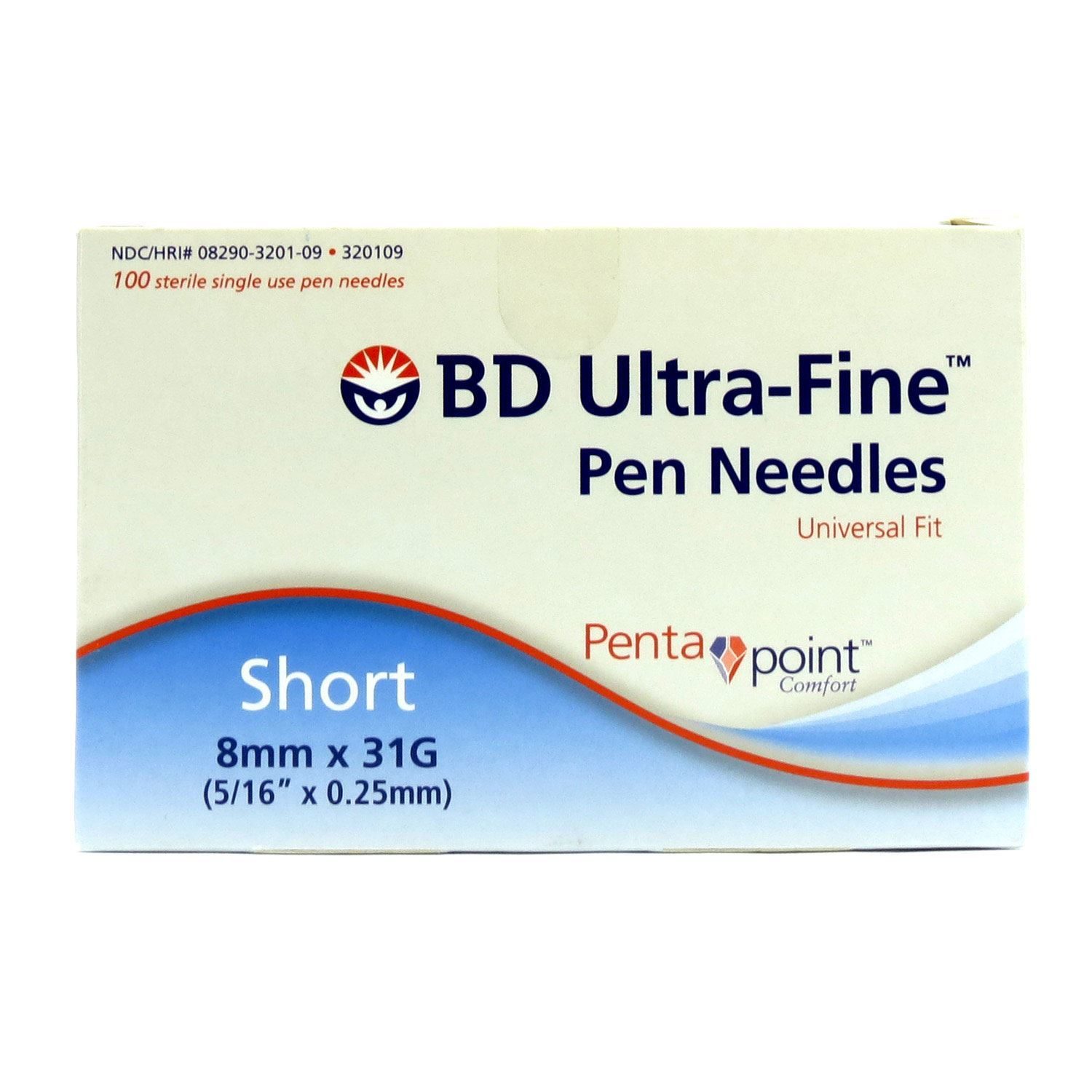 31g X 8mm Pen Needles Insulin Ultra Fine Iii™ 100box Mcguff
