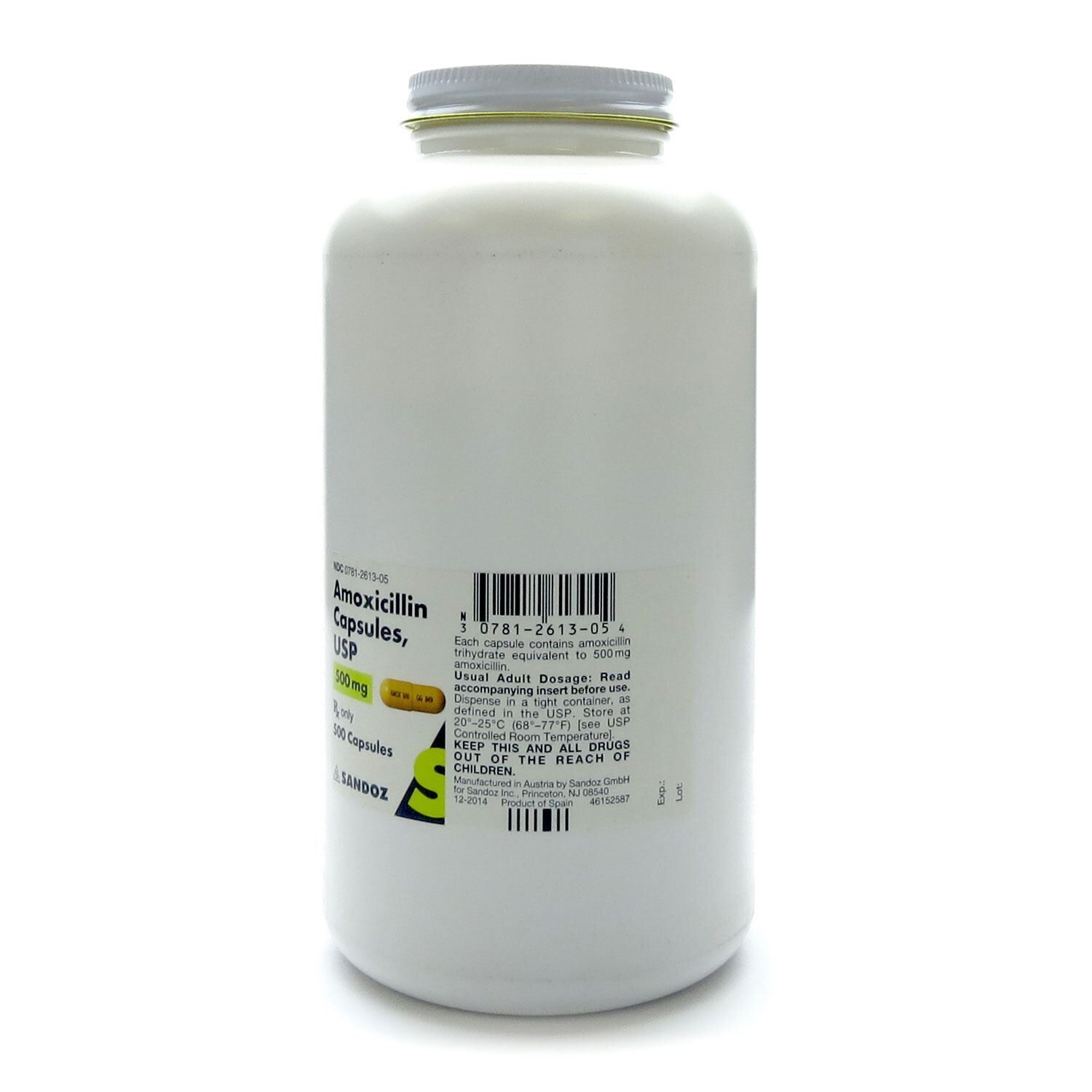 Amoxicillin Capsules 250 - 500 mg | McGuff