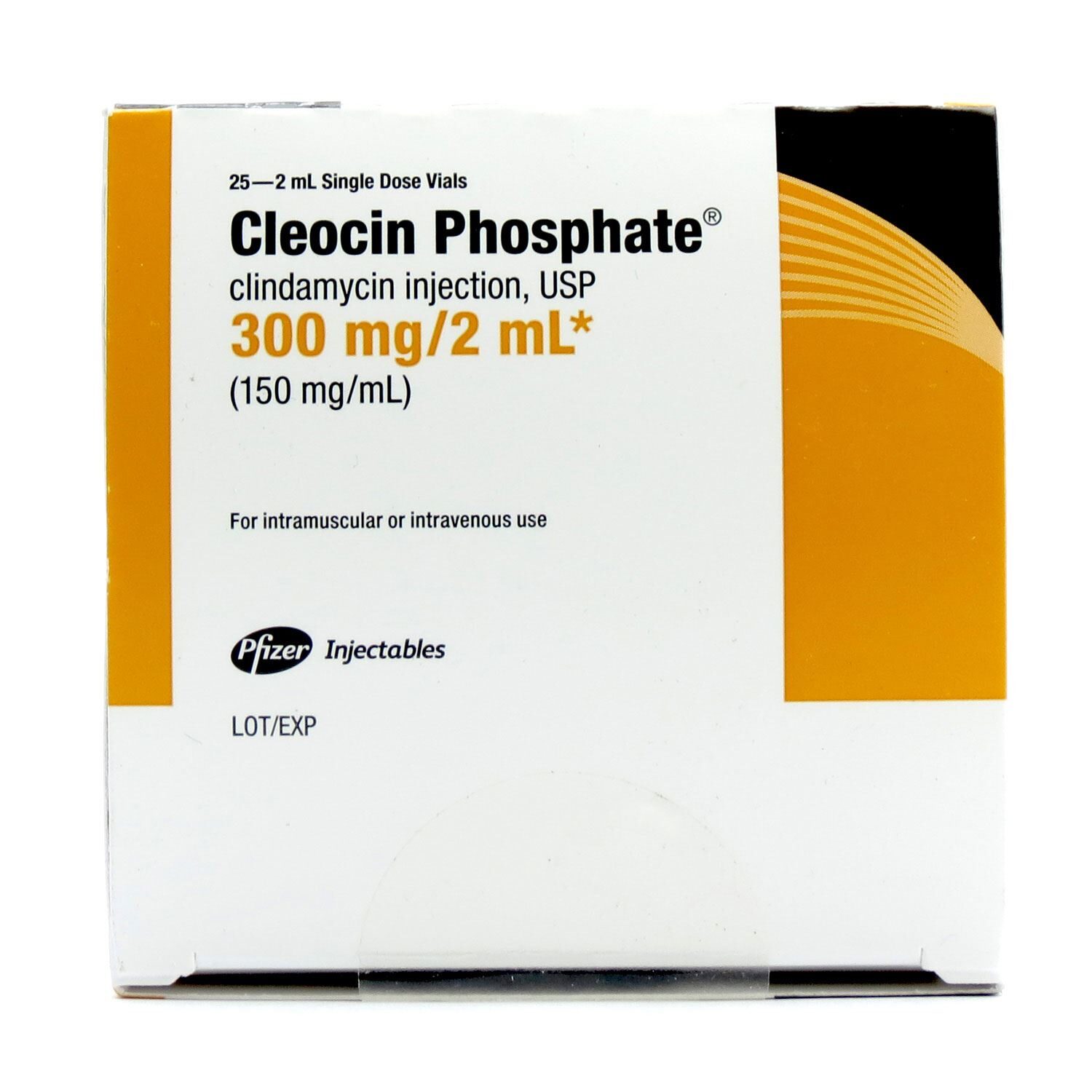 Cleocin Phosphate® Clindamycin Injection 150 mg/mL, Single Dose Vial 2 ...