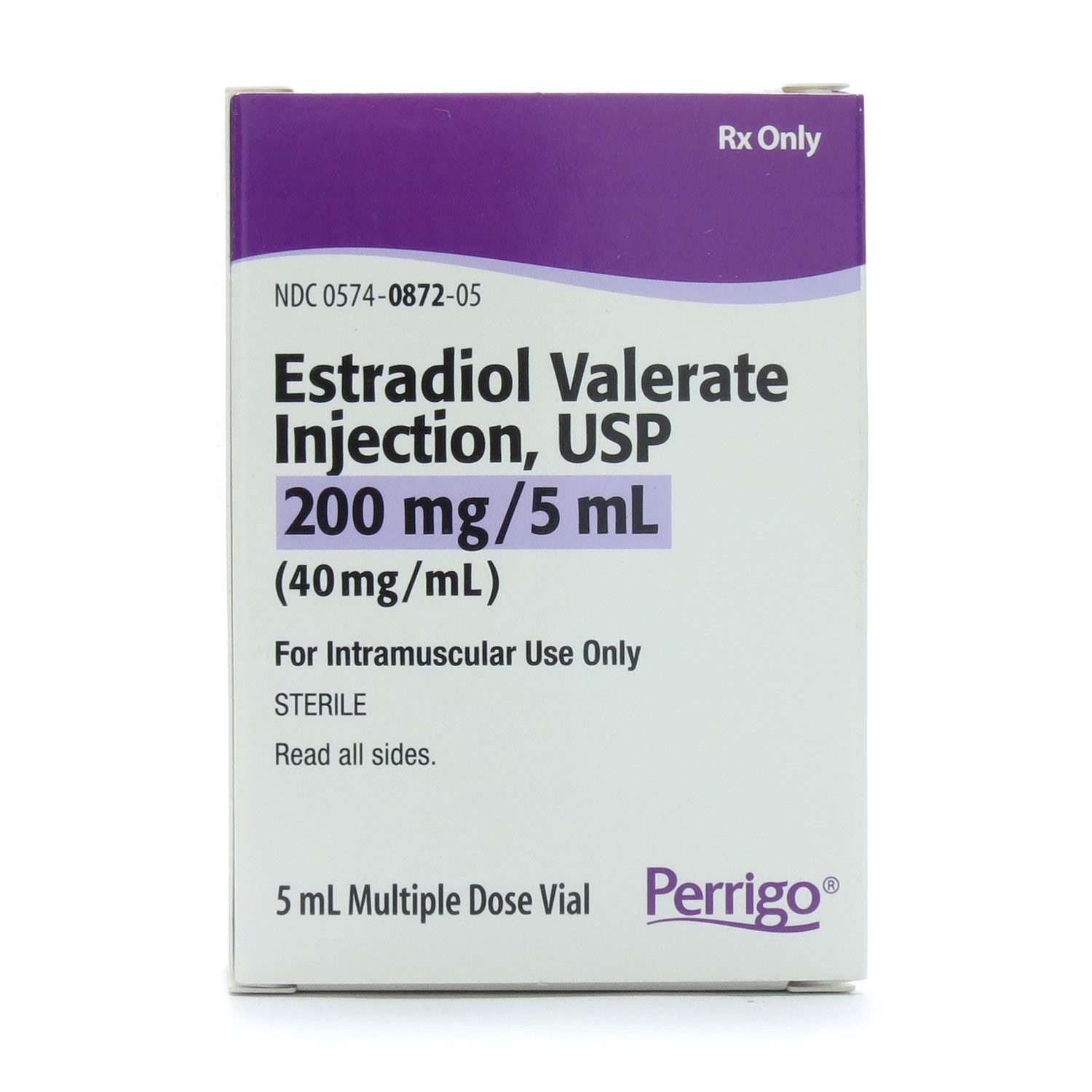 Estradiol Valerate, 40mg/mL, MDV, 5mL Vial | McGuff