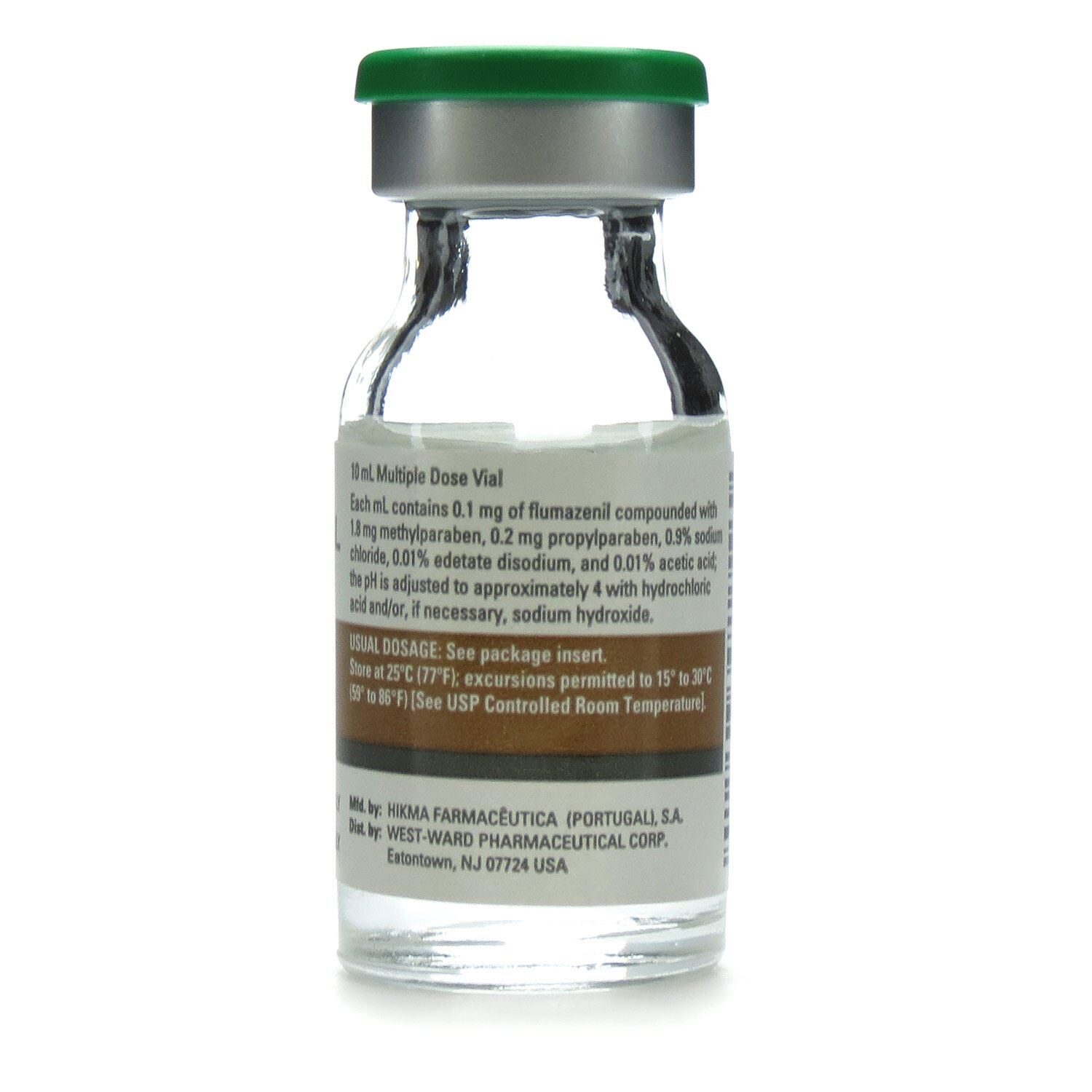 Flumazenil Injection 0.1 mg/mL, Multiple Dose Vial 10 mL, 25/Tray | McGuff