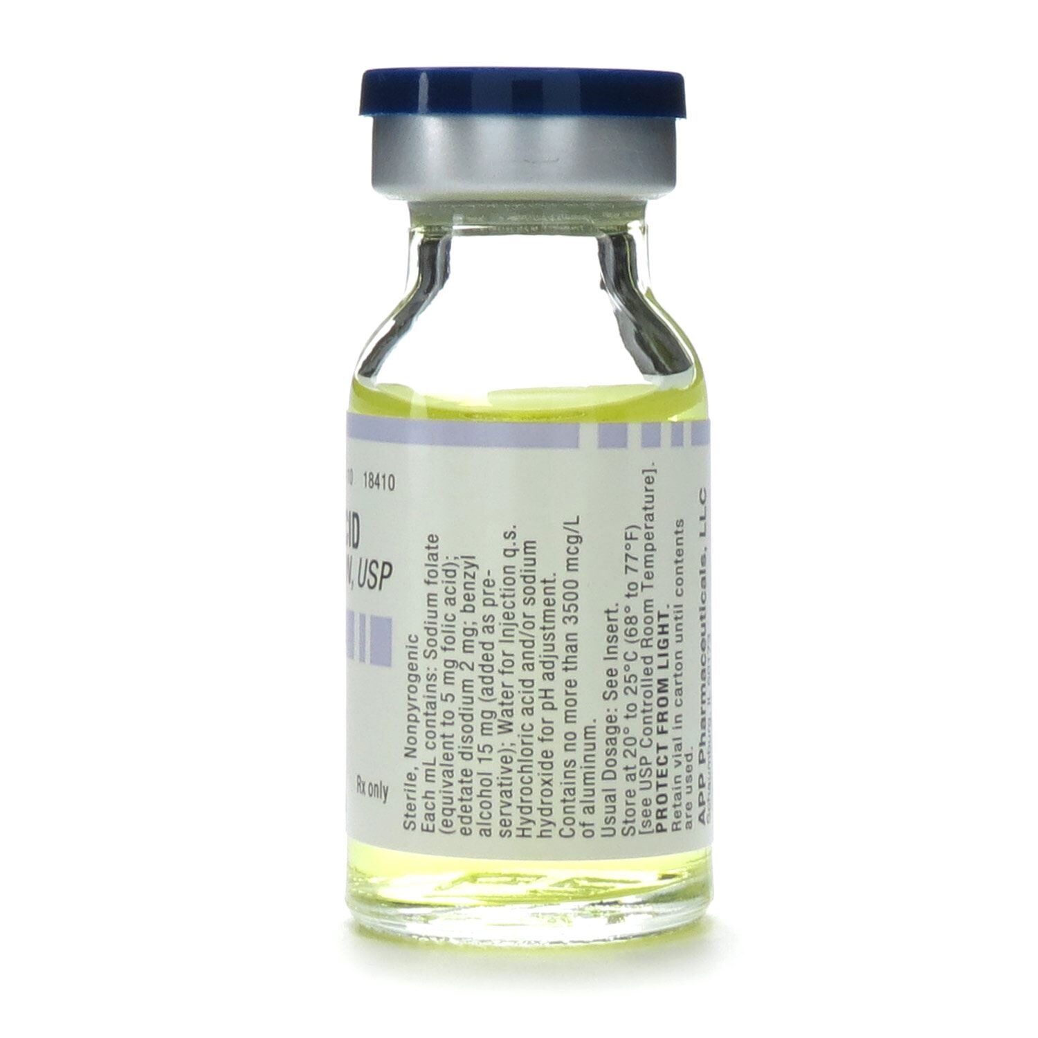Folic Acid Injection 5 mg/mL, Multiple Dose Vial 10 mL | McGuff