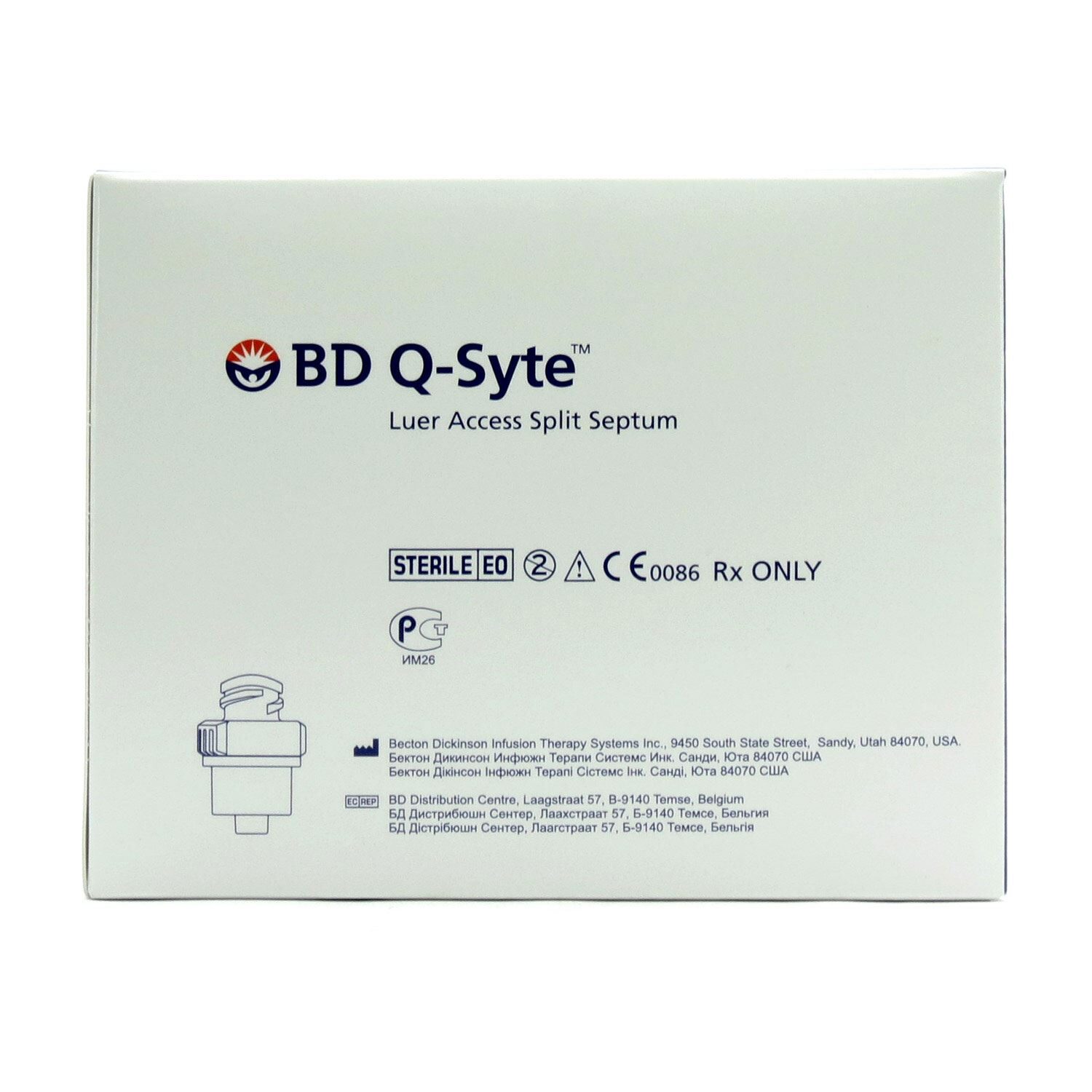 BD Q-Syte™ Needleless Connector Stand-Alone Device, Negative ...