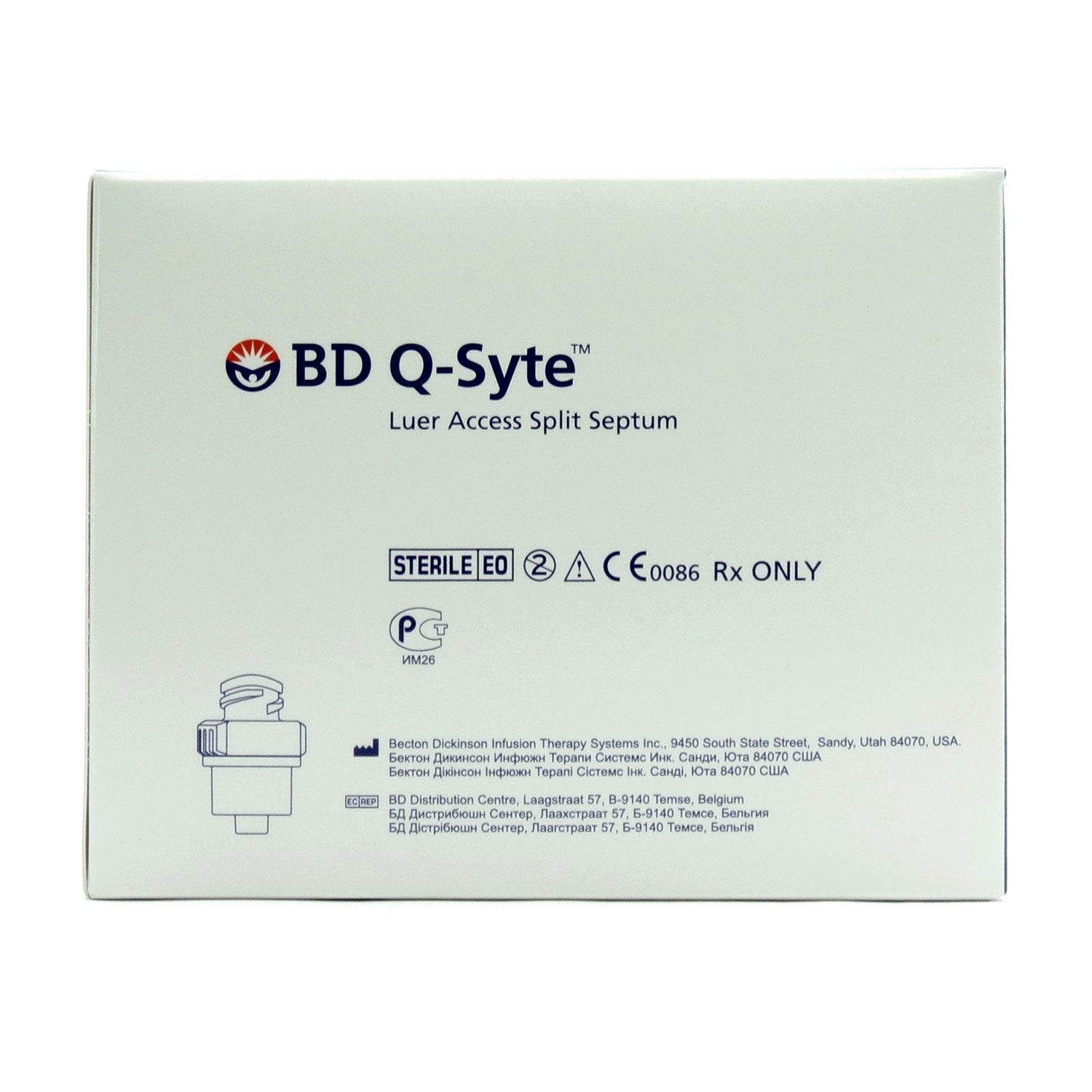 Injection Site, Q-Site, Needle-less, BD Q-Syte™, 50/Box, Special Order ...