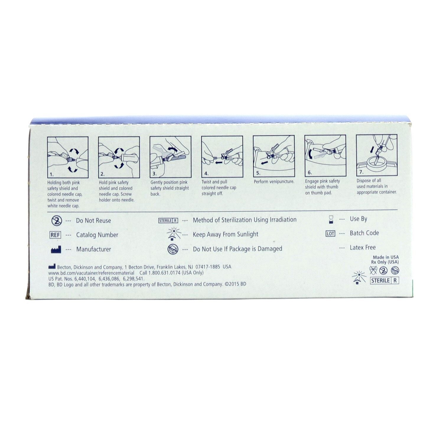 BD Vacutainer® Eclipse™ Blood Collection Needle, 21G x 1-1/4" Green ...