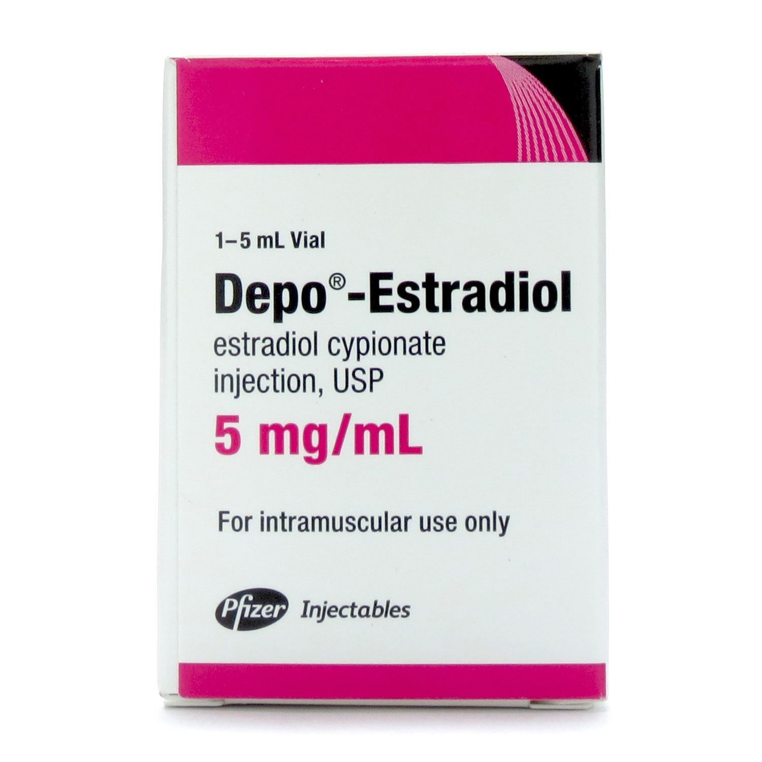 Depo®-Estradiol (Estradiol Cypionate), 5mg/mL, MDV, 5mL Vial | McGuff