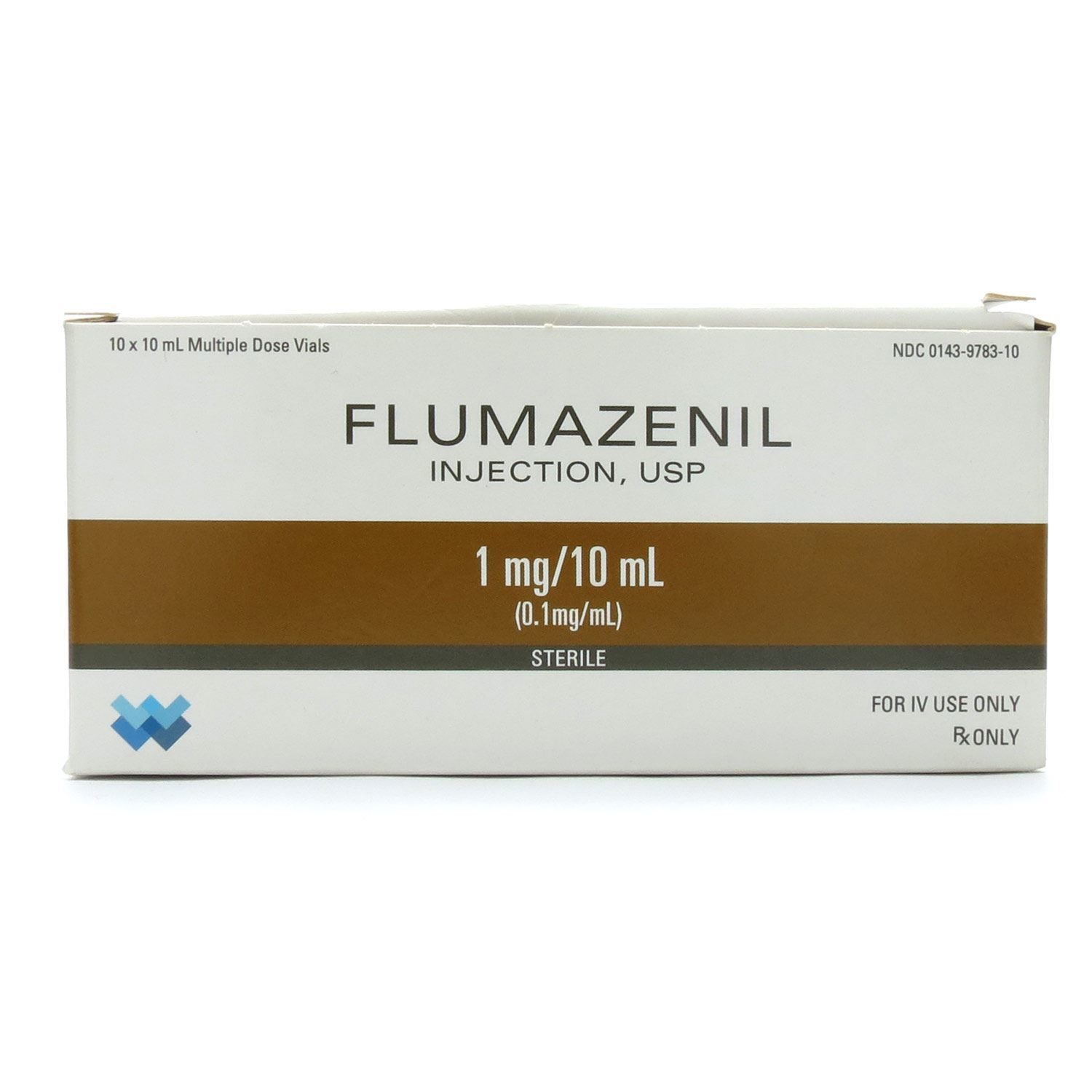 Flumazenil, 0.1mg/mL, MDV, 10mL, 10 Vials/Tray | McGuff
