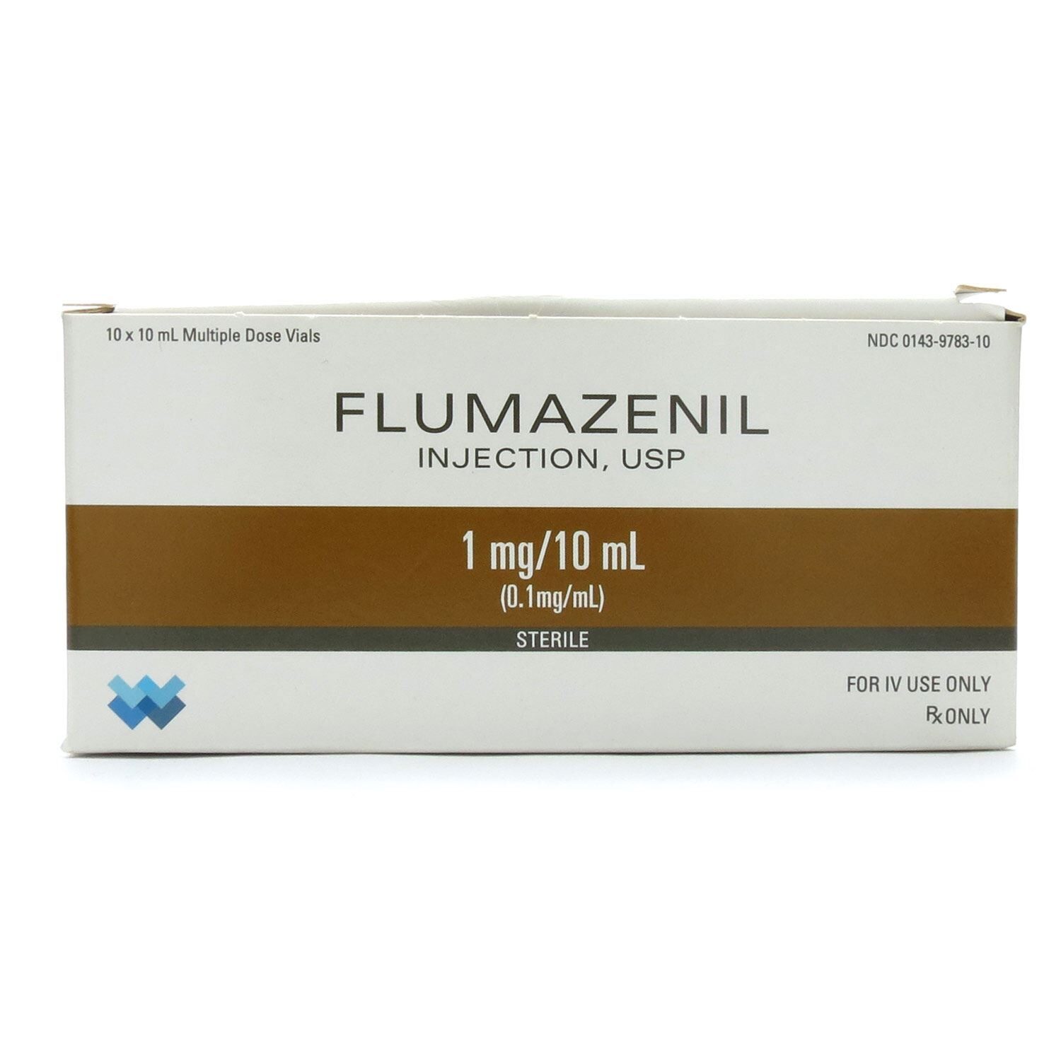 Flumazenil Injection 0.1 mg/mL, Multiple Dose Vial 10 mL, 25/Tray | McGuff