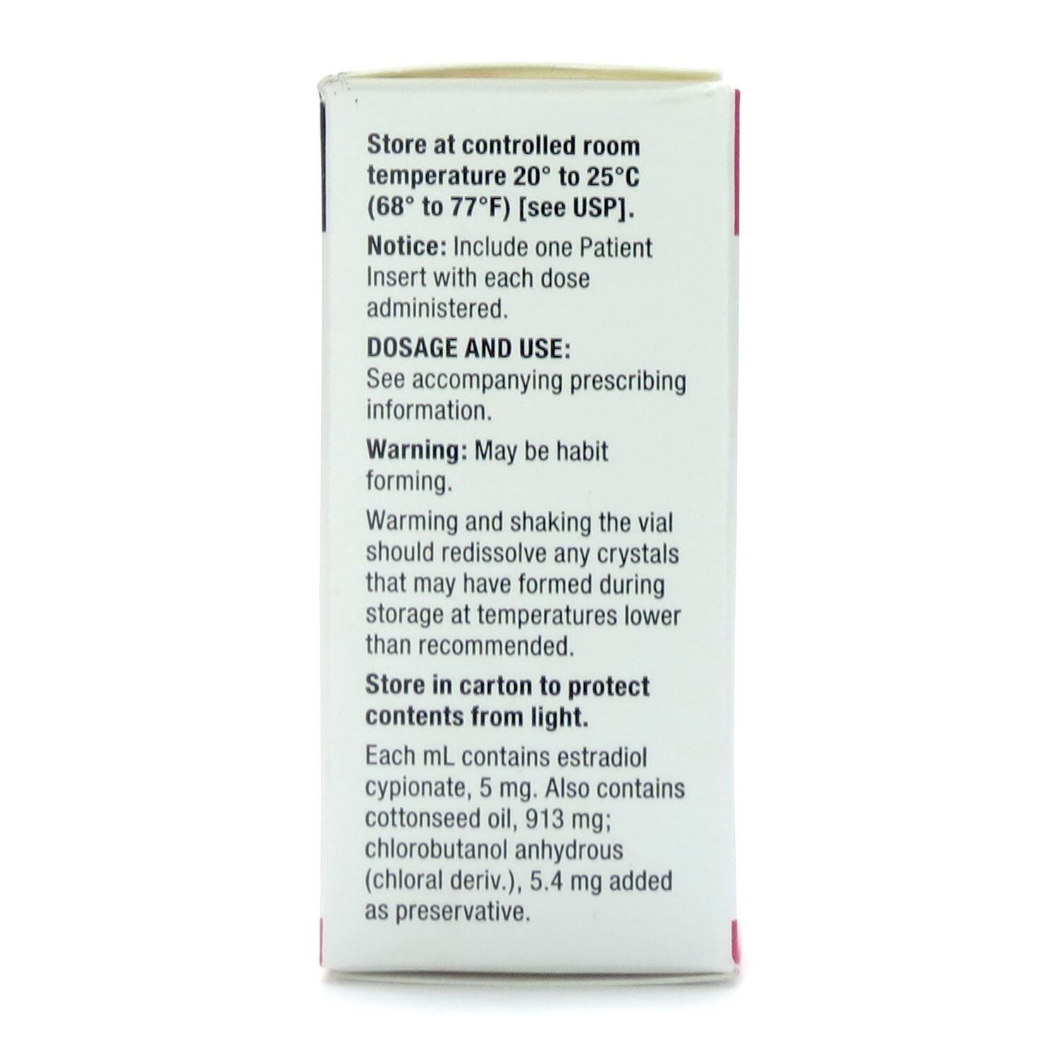 Depo®-Estradiol Estradiol Cypionate Injection 5 mg/mL, Multiple Dose ...