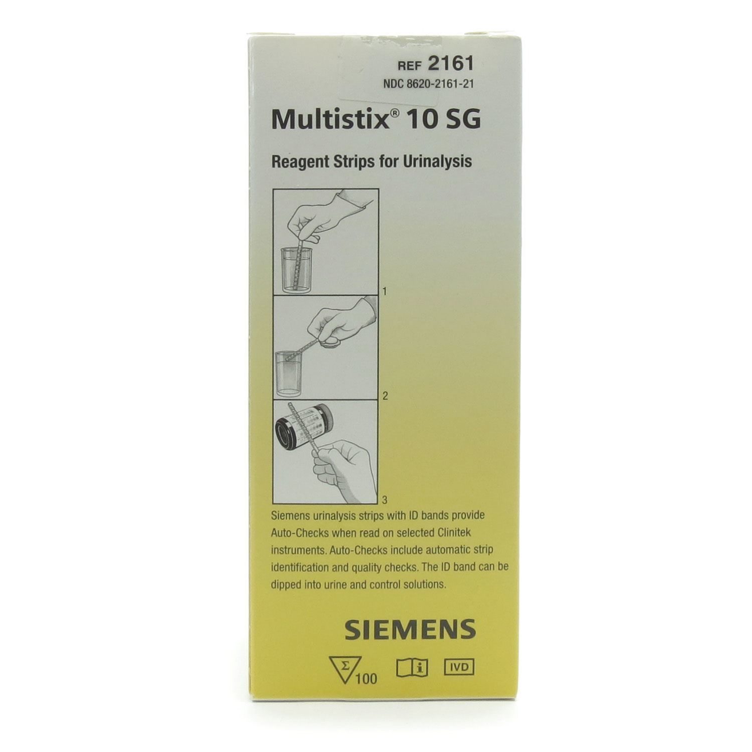 Multistix® 10 SG Reagent Test Strips for Urinalysis, 100/Box | McGuff Multistix® 10 SG Reagent Test Strips for Urinalysis, 100/Box | McGuff