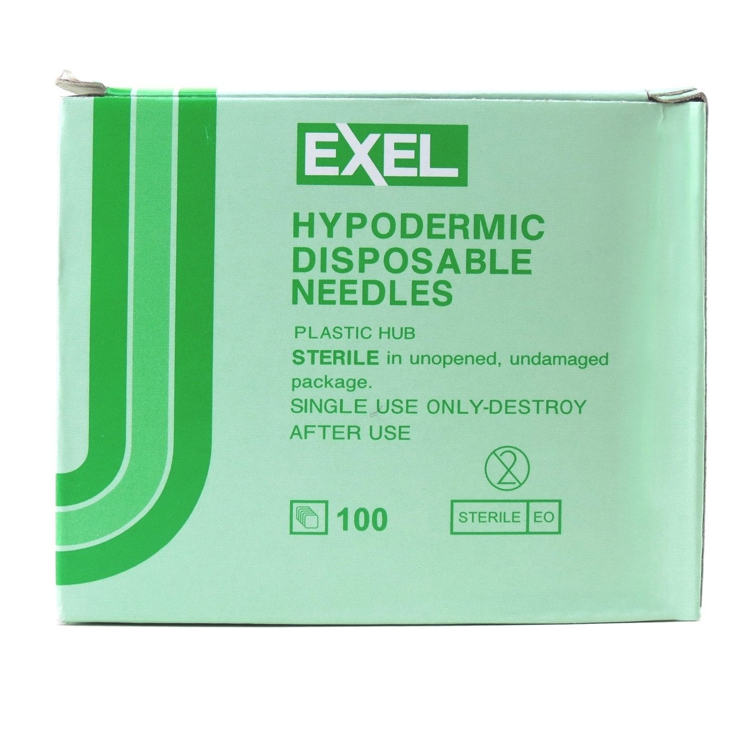 Disposable Needle, Exel® Regular Bevel, Sterile, 100/Box | McGuff