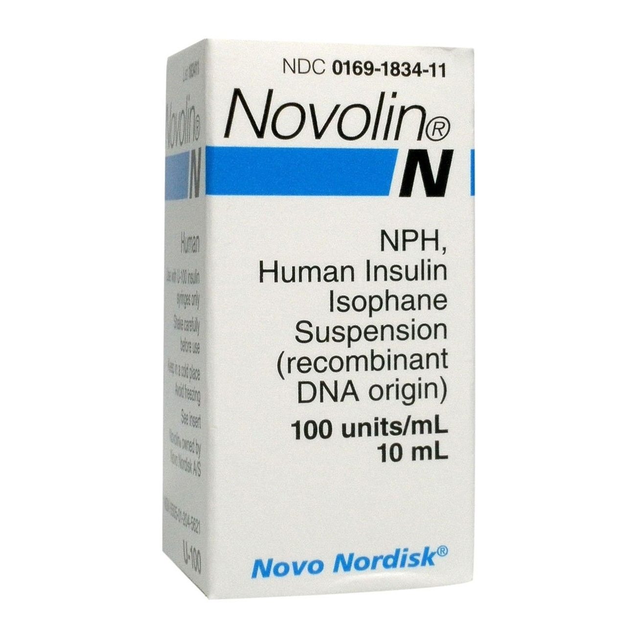 Insulin Novolin® N Human, (Insulin Isophane), 100U/mL, MDV, 10mL Vial ...