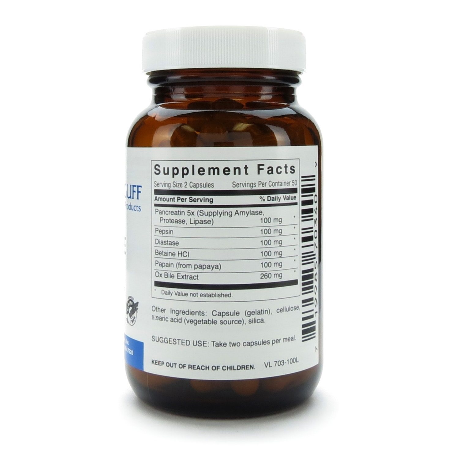 Enzyme Caps | Comprehensive Digestive Support & Gas Relief | McGuff