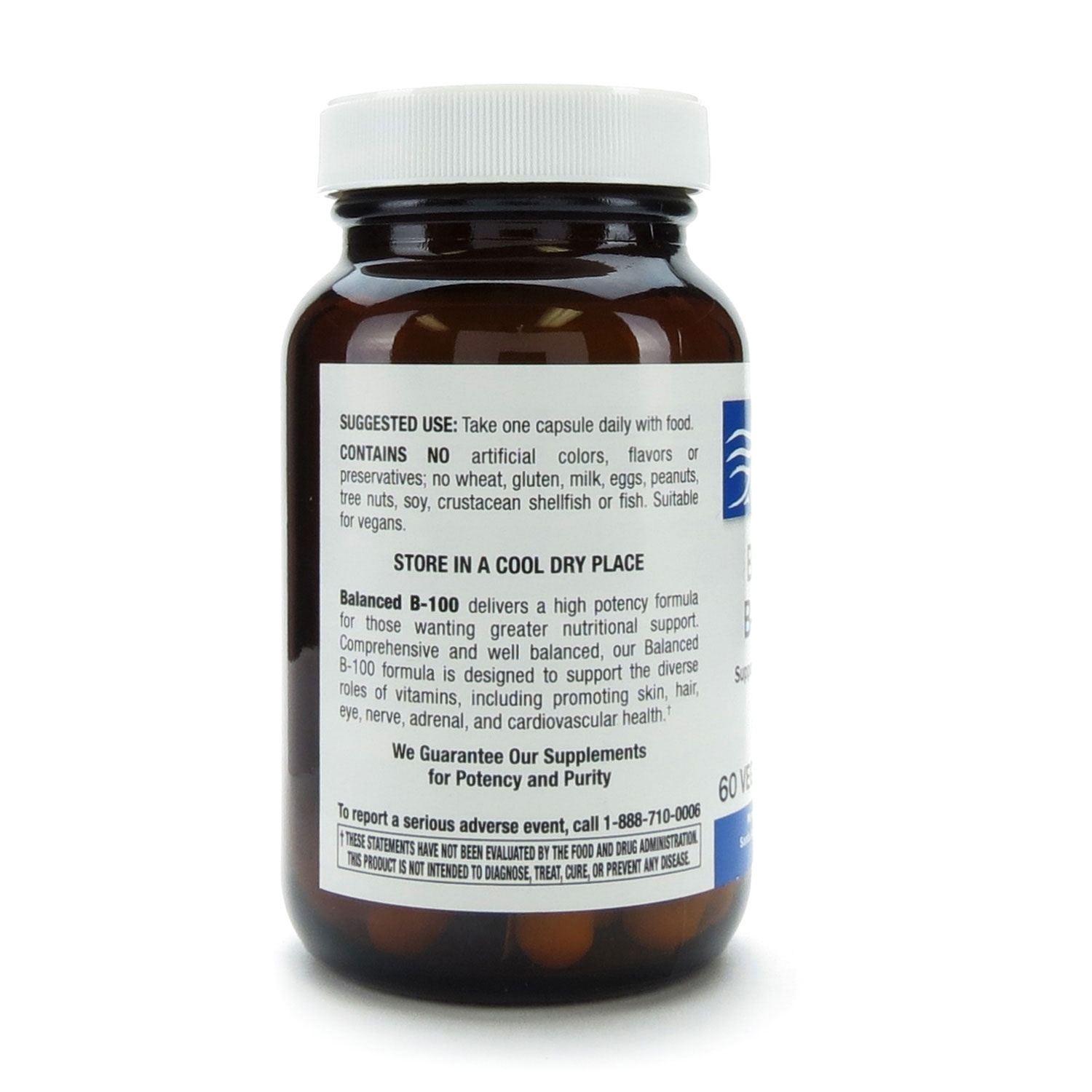 Balanced B-100 | High Bioavailable B-Complex Energy Support | McGuff
