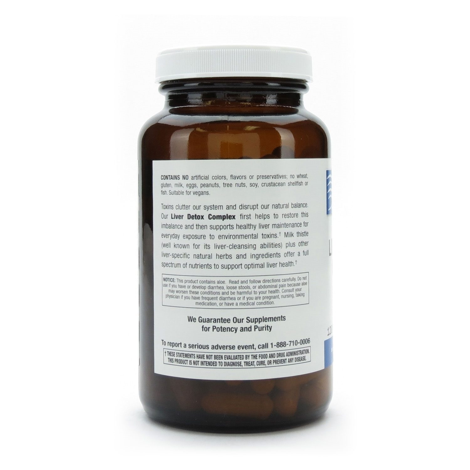 Liver Detox Complex, Plant-Based, 120 Capsules | McGuff