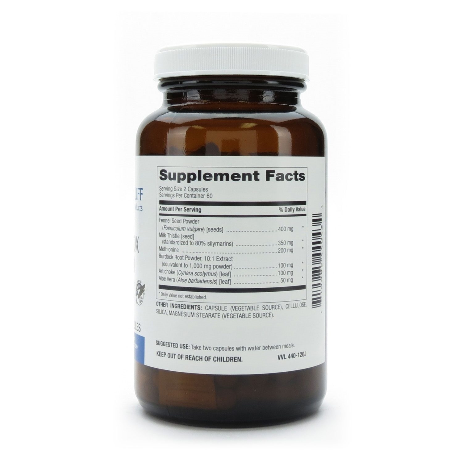 Liver Detox Complex Capsules, 120 Count | McGuff