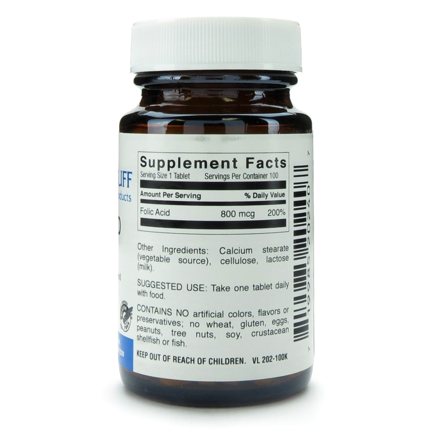 Folic Acid 800 mcg | Prenatal & Cardiovascular Support USP | McGuff