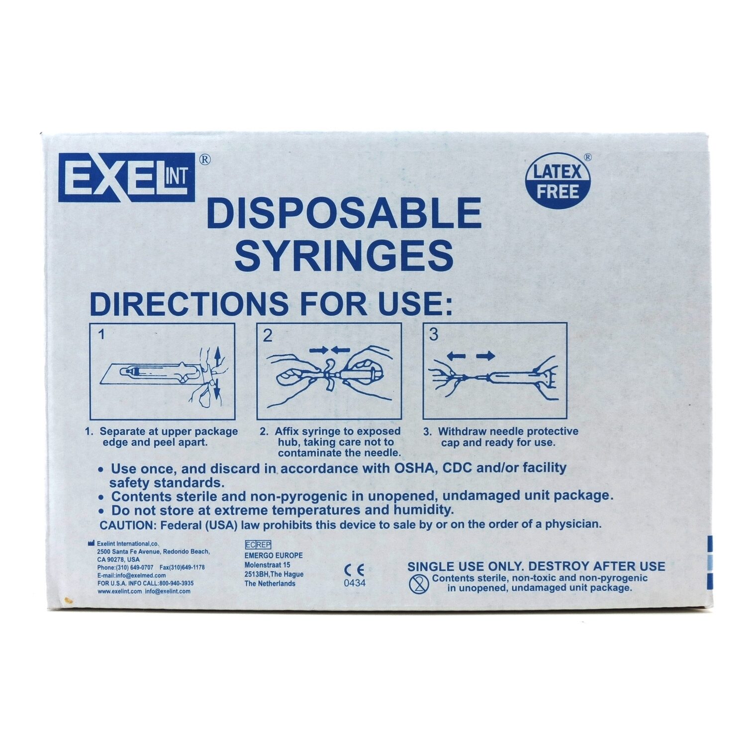 Exel Syringe with Luer Lock Tip | McGuff