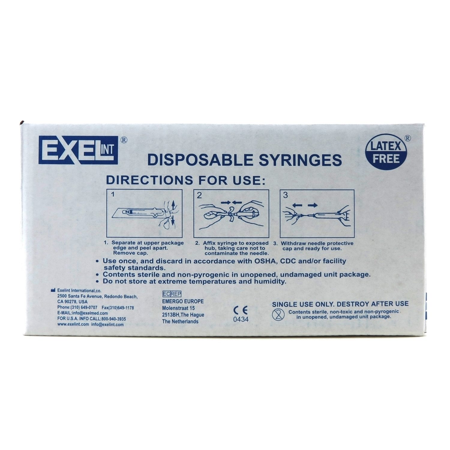 Exel Syringes, No Needle, Luer Lock | McGuff