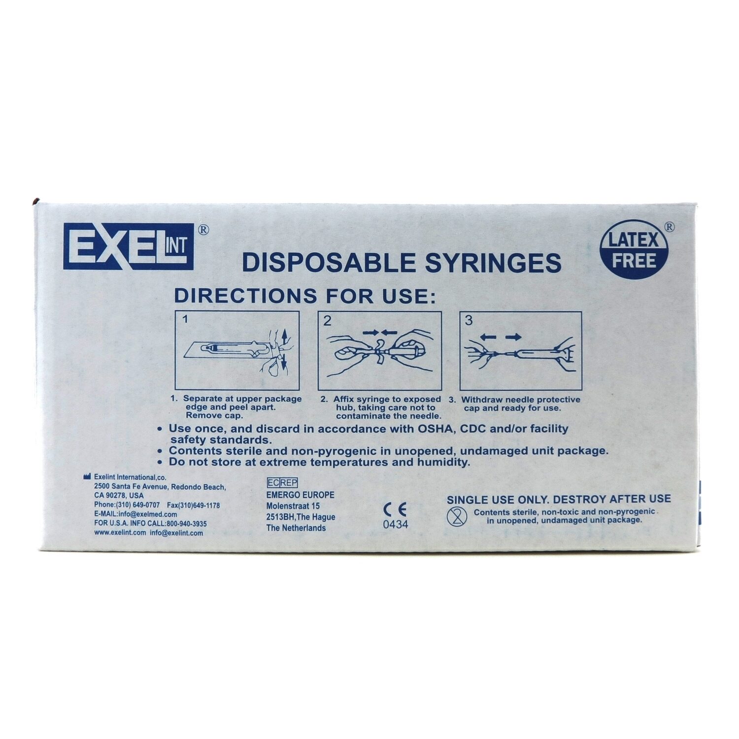 Exel Syringe with Luer Lock Tip | McGuff