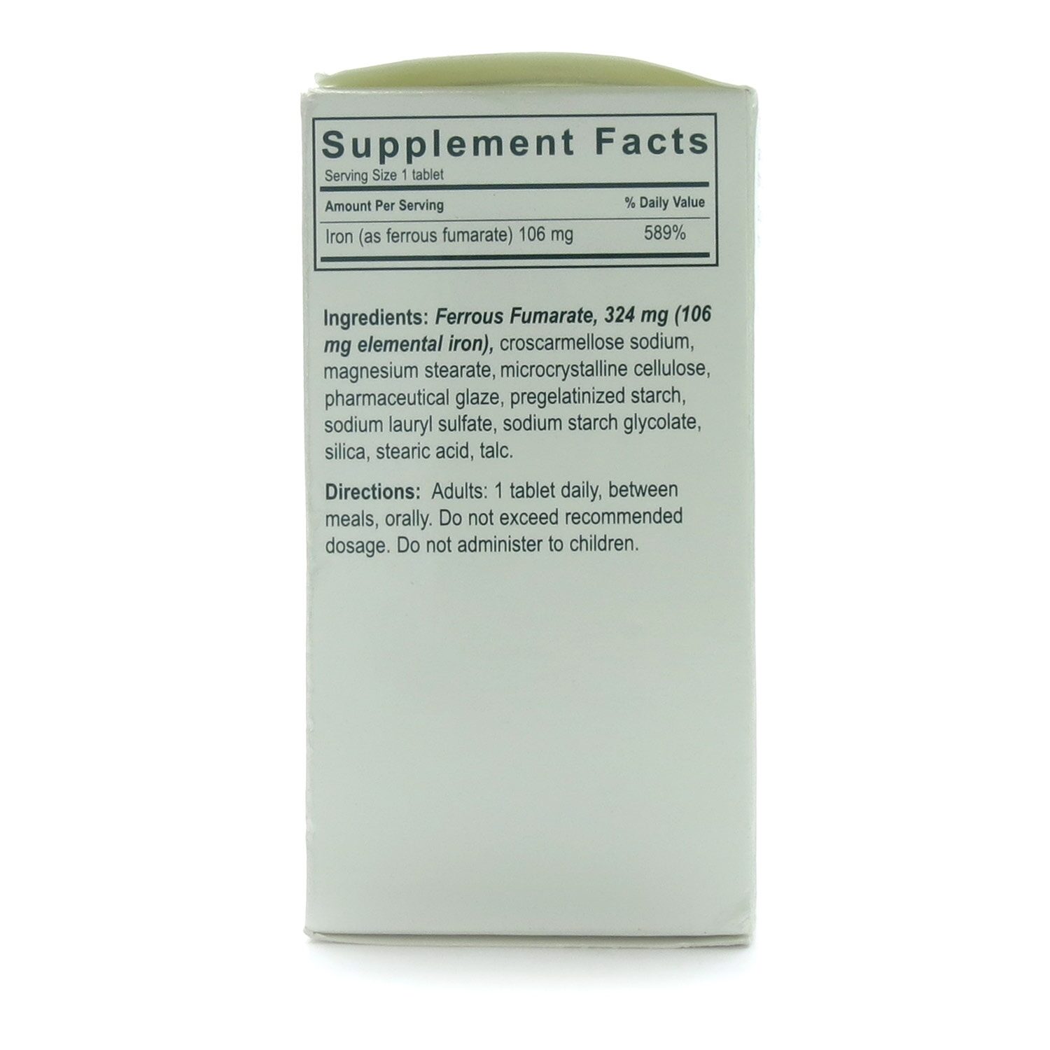 Ferrous Fumarate 324 mg Tablets, 100 Count | McGuff