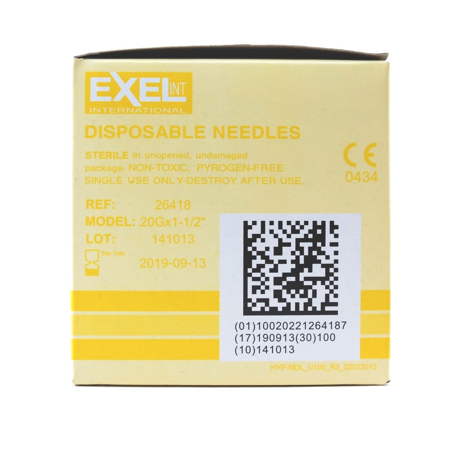 Exel® Hypodermic Needles, 100/Box | McGuff