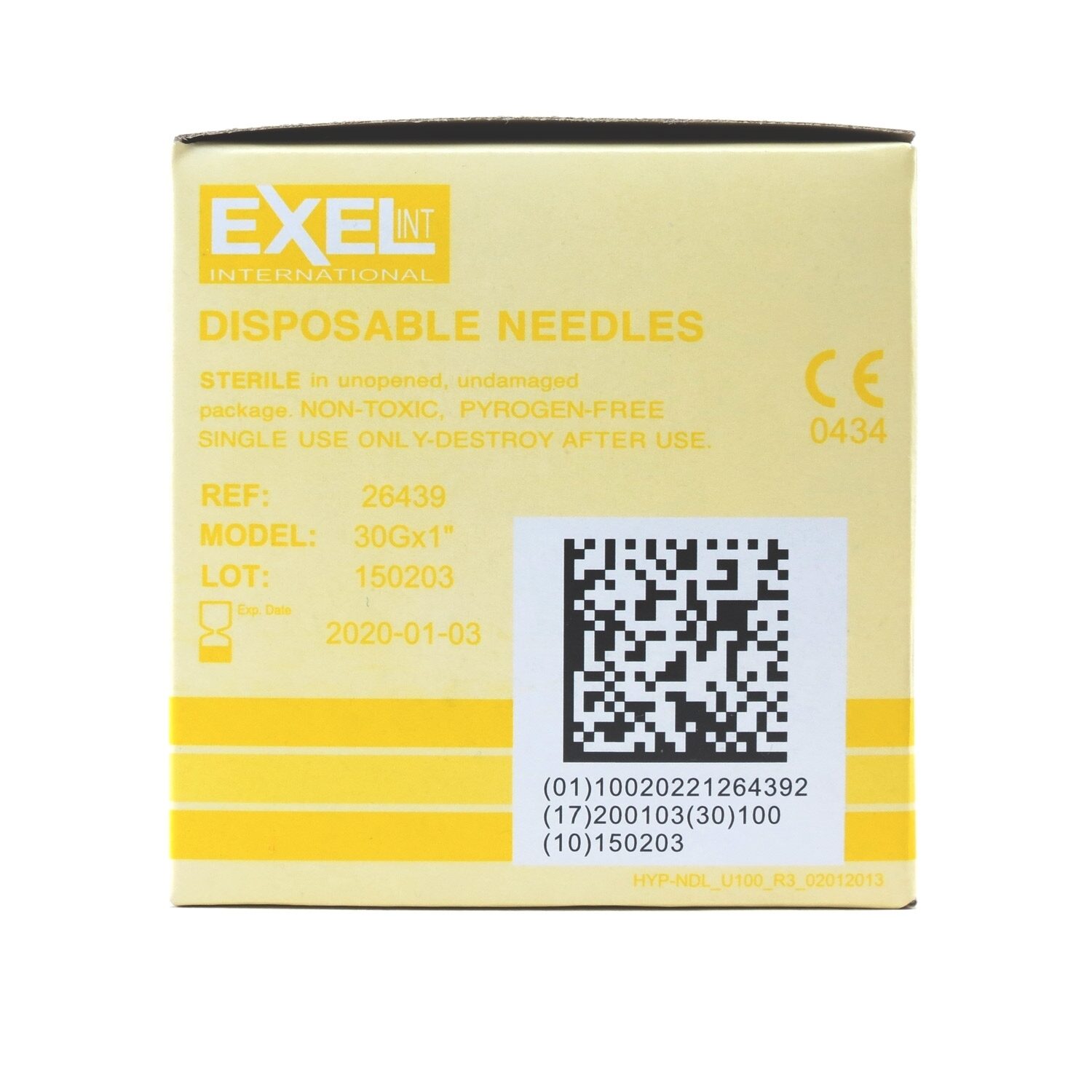 Exel® Hypodermic Needles, 100/Box | McGuff