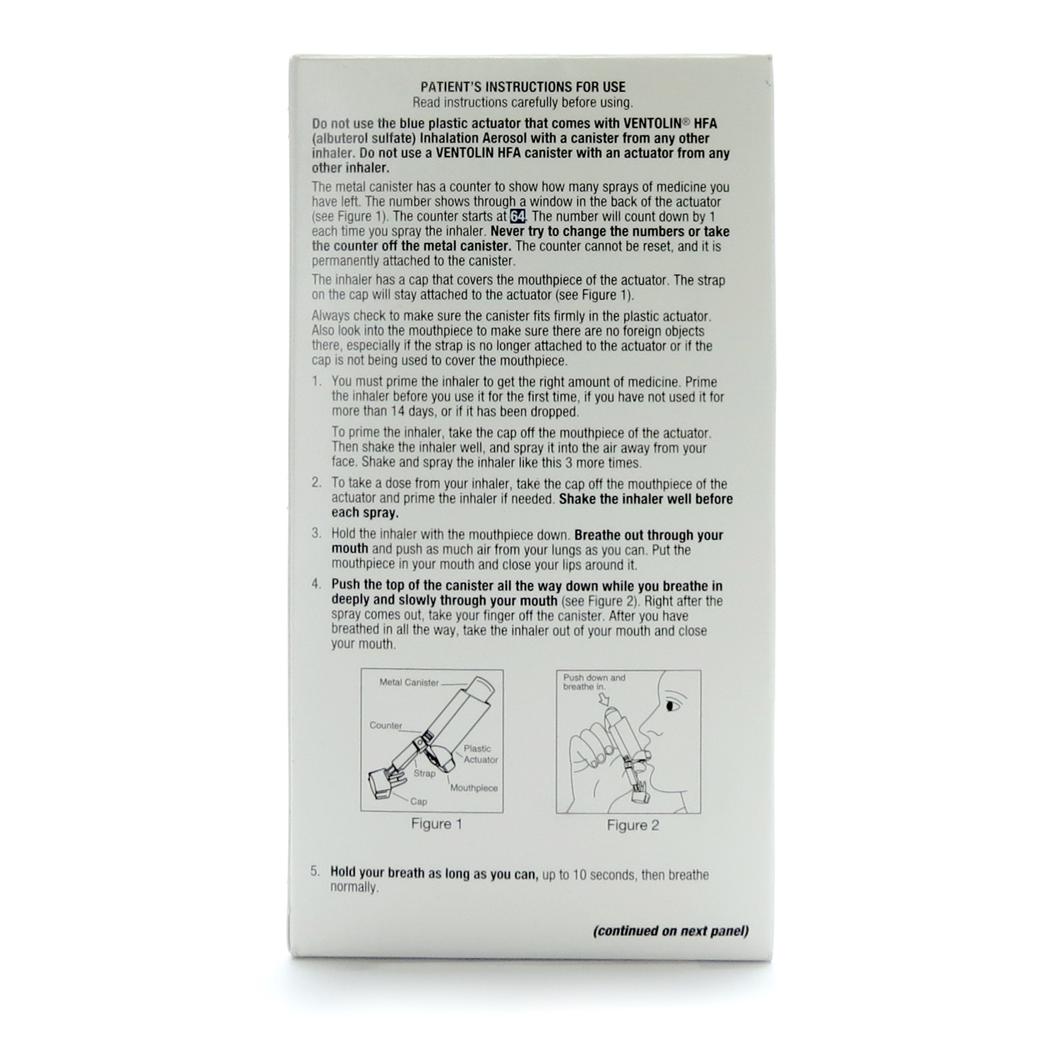 Ventolin HFA Albuterol Sulfate 90 mcg Inhalation Aerosol 8 g, Each | McGuff