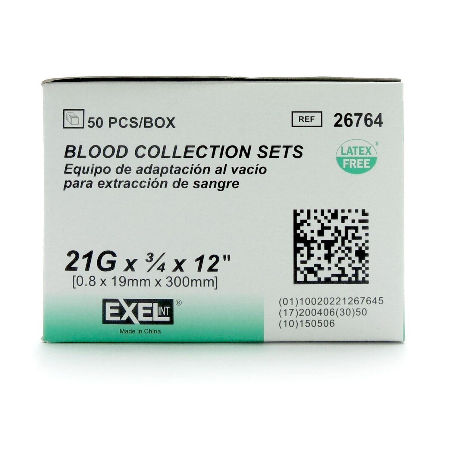 Exel Vaculet™ Blood Collection Set, 21/23/25 G | McGuff