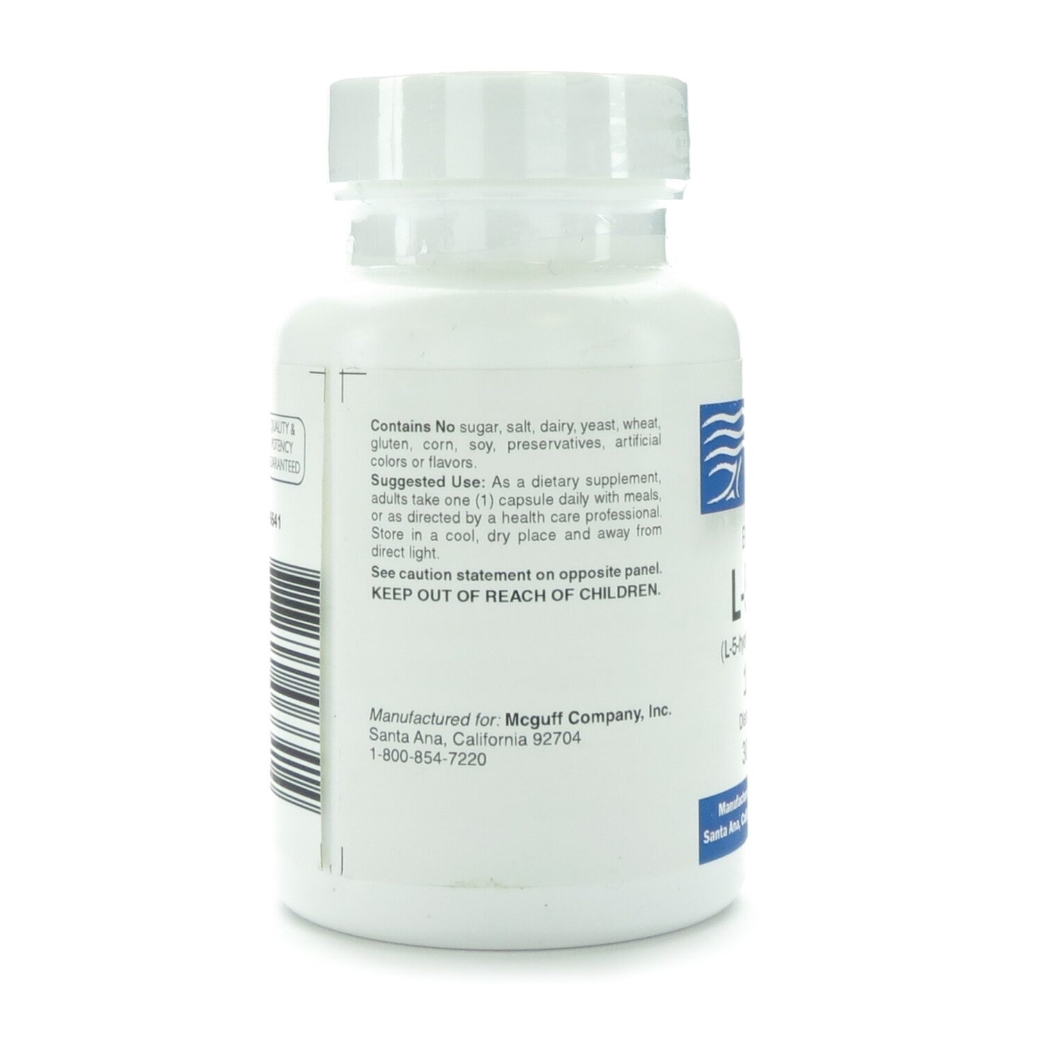 L-5-HTP 100mg | Mood Support & Restful Sleep Supplement | McGuff