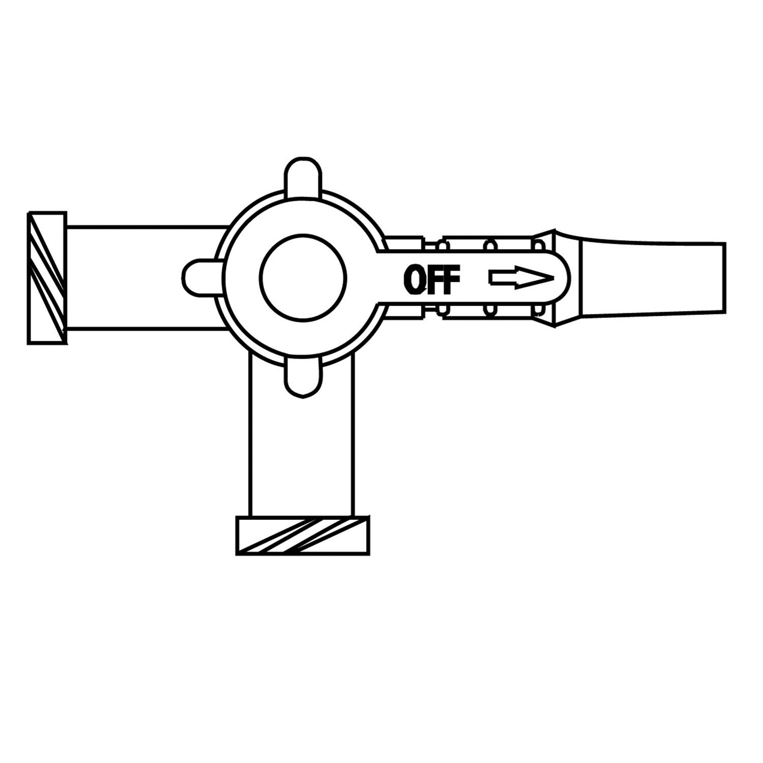 Discofix® Stopcock 3 Way, Male Luer Slip Connector | McGuff