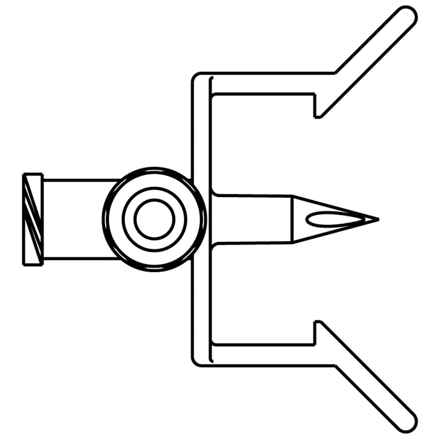 MINI-SPIKE® Dispensing Pin With Security Clip, 50/Case | McGuff