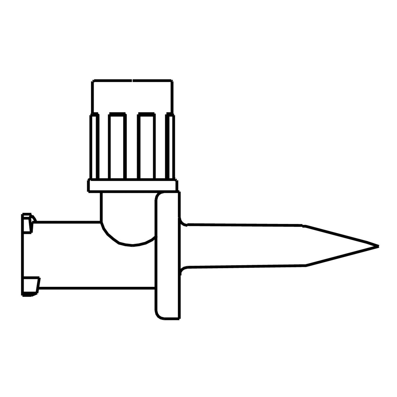 MINI-SPIKE® Dispensing Pin With Bacterial Retentive Air-Venting Filter ...