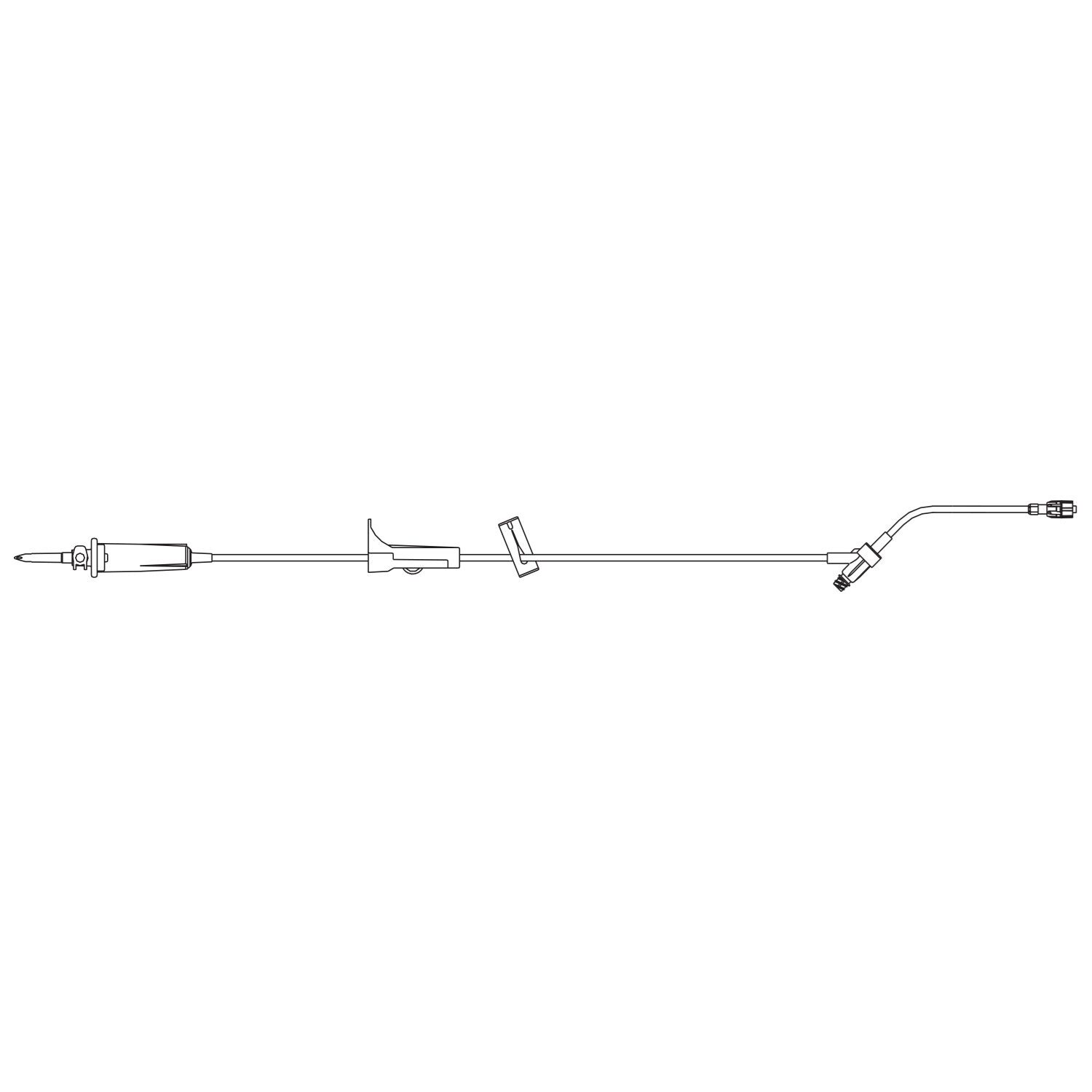 IV Set, Basic, Universal Spike, 15 drops/mL, Safeday® Needle-Free ...