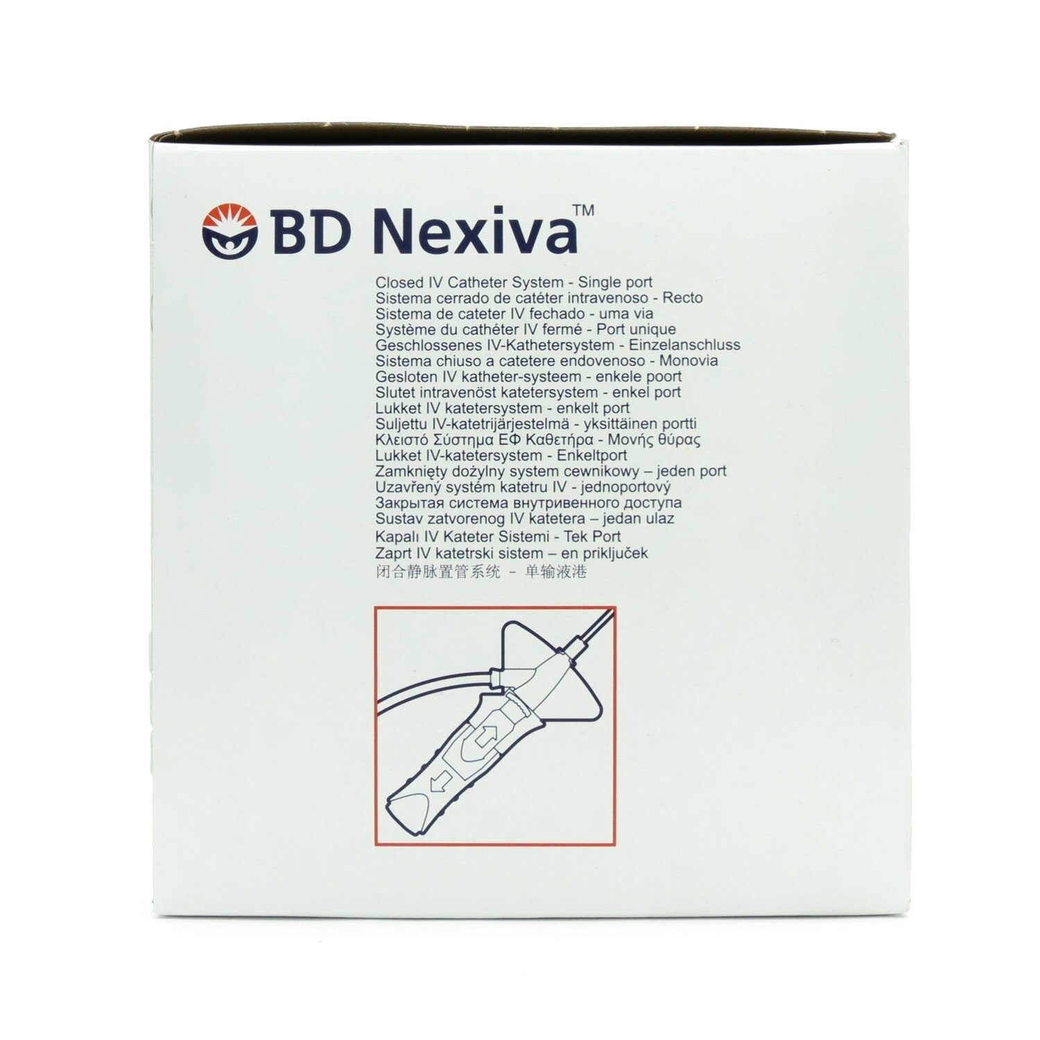 BD Nexiva™ Closed IV Catheter, 20/22/24 G Winged Hub With Single Port ...