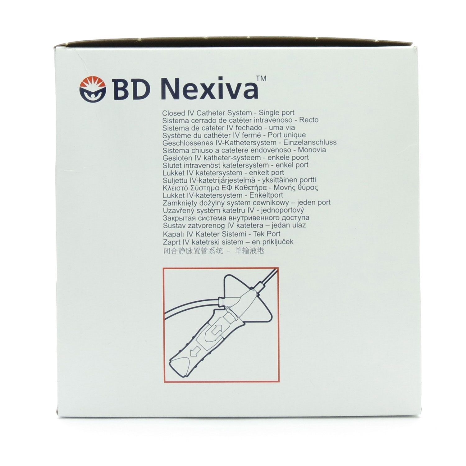 BD Nexiva™ Closed IV Catheter, 20/22/24 G Winged Hub With Single Port ...